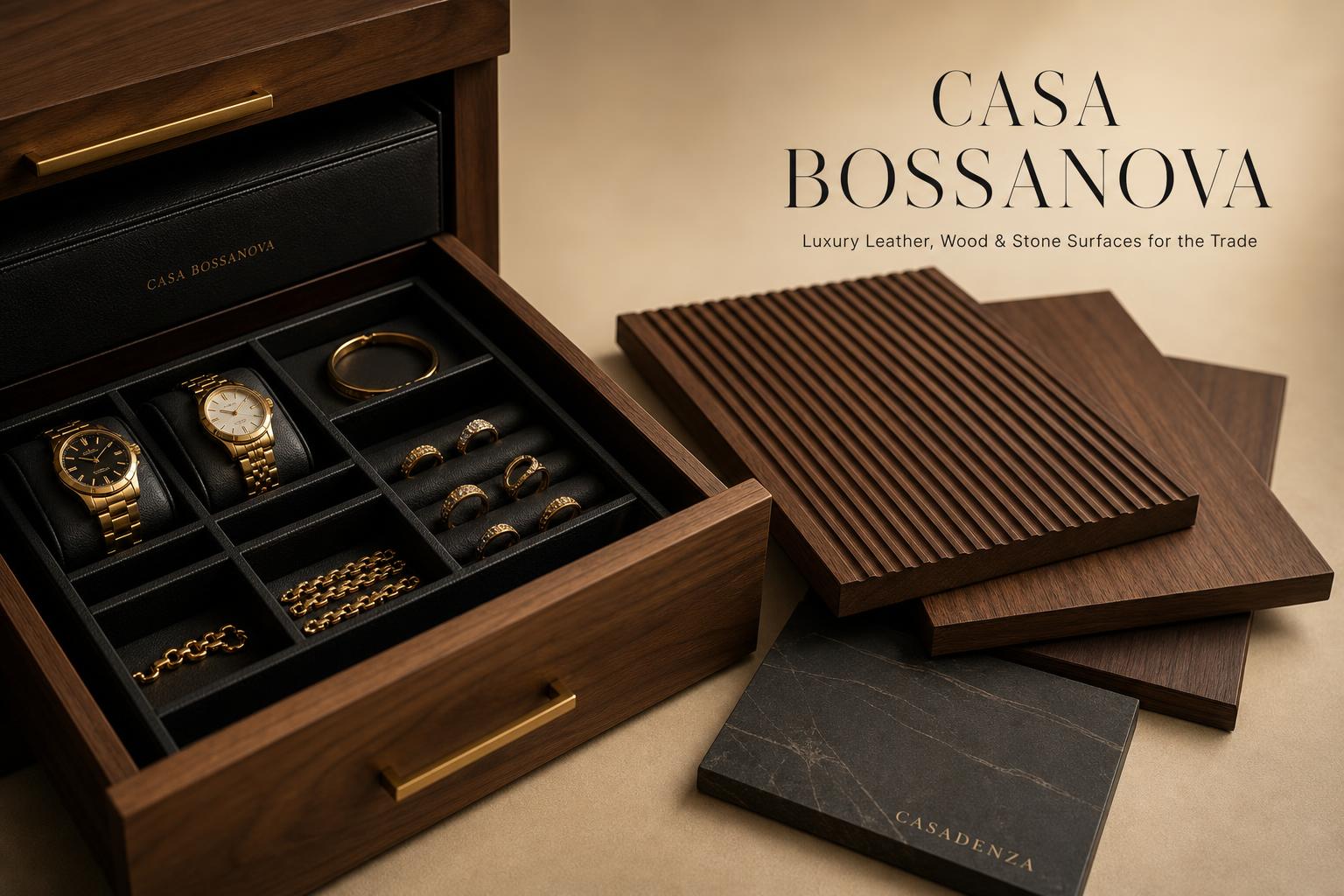 Casa Bossanova — Custom Leather, Wood & Stone Surfaces for the Trade